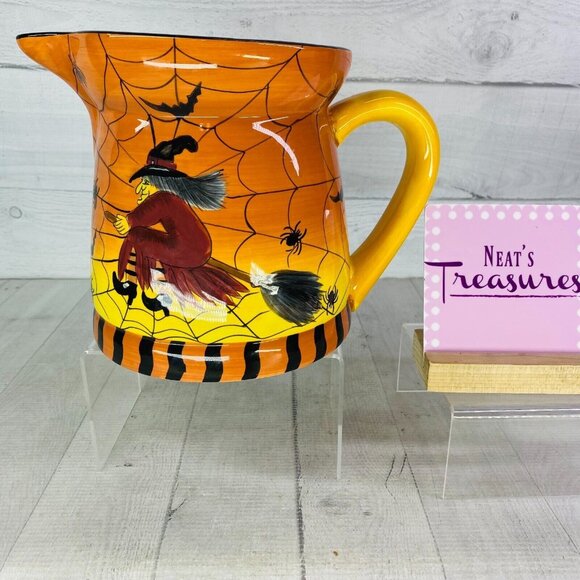 Laurie Gates | Dining | Gates Ware Laurie Gates Halloween Bats Witch ...